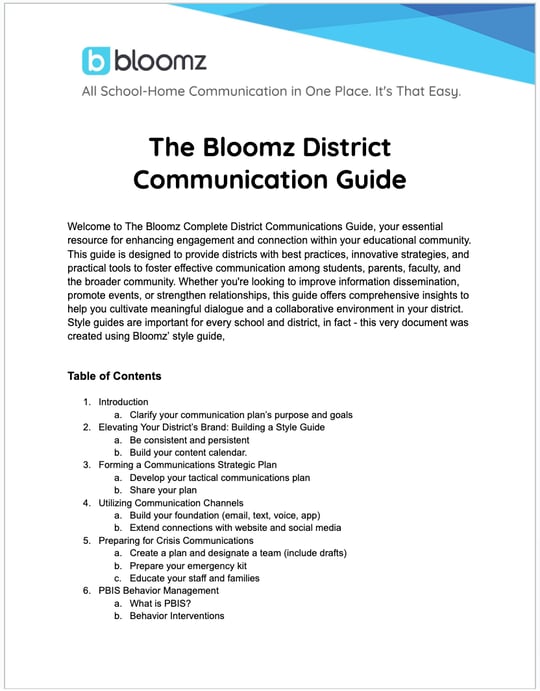 Parent Teacher Communication App - Bloomz PBIS & School Messaging