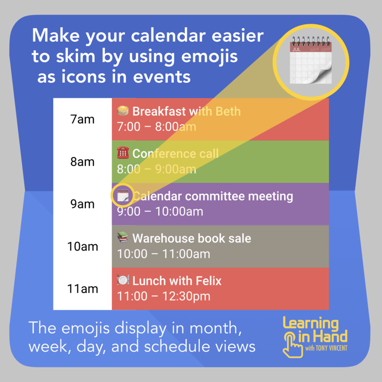 Using Emojis to Make Your Text and Events Pop