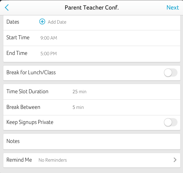 Family Contact Action Plan
