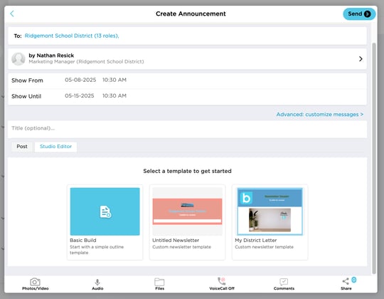 Bloomz Newsletters - Bloomz School Communication App