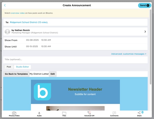 Parent Teacher Communication App - Bloomz PBIS & School Messaging